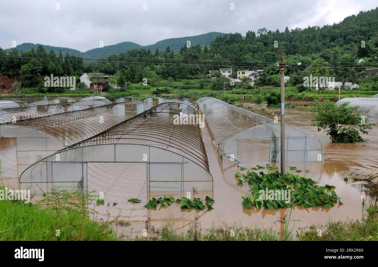 Greenhouses badly damaged hi-res stock photography and images - Alamy