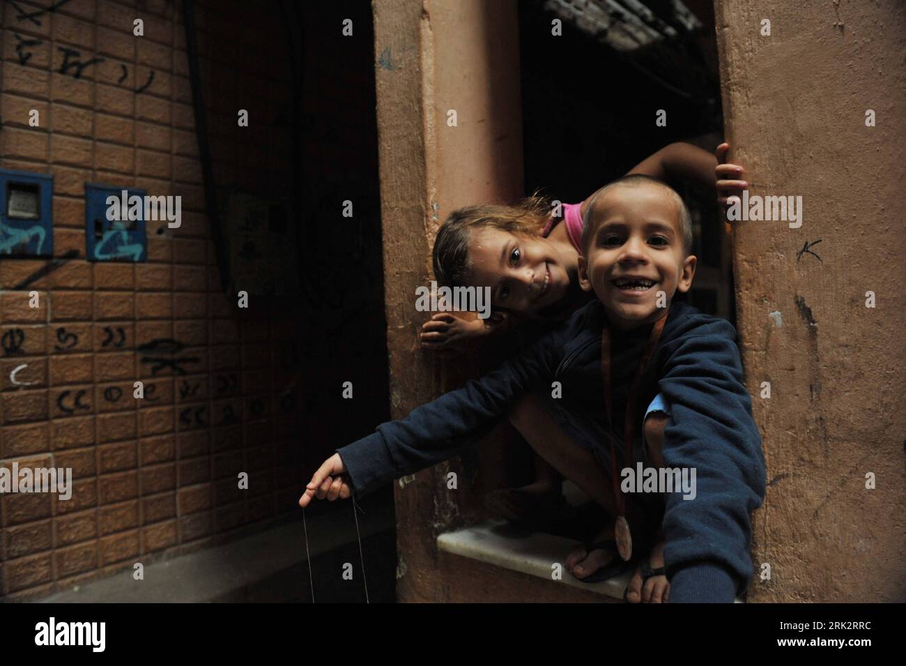 Slum brazil children not favela hi-res stock photography and images - Alamy