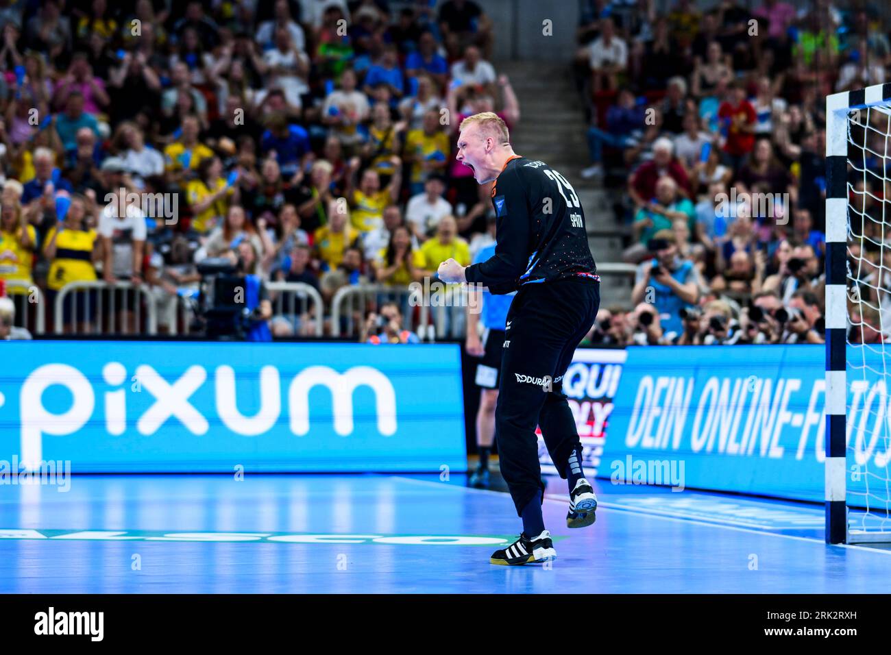 Duesseldorf, Germany. 23rd Aug, 2023. Handball: DHB Supercup, THW Kiel ...
