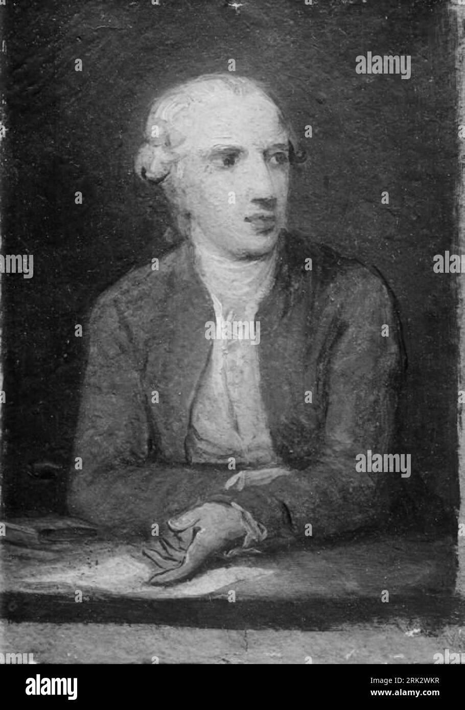 Portrait of a Man. Probably a study for the portrait (1785) of the ...