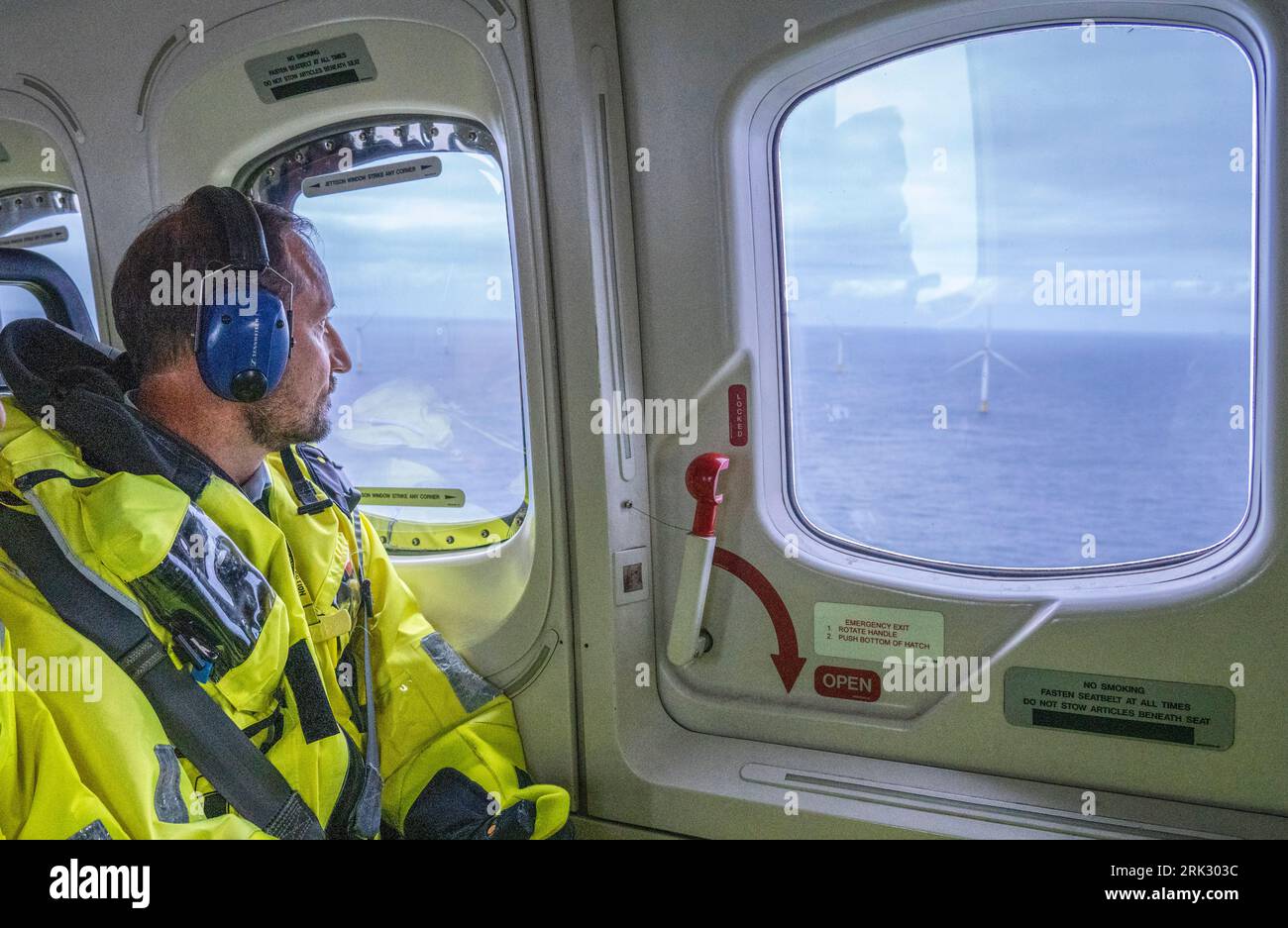 Bergen 20230823.Norways Crown Prince Haakon looks at the floating ...