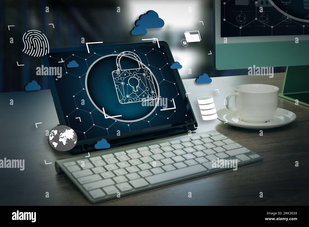 CYBER SECURITY Business technology Antivirus Alert Protection Security ...