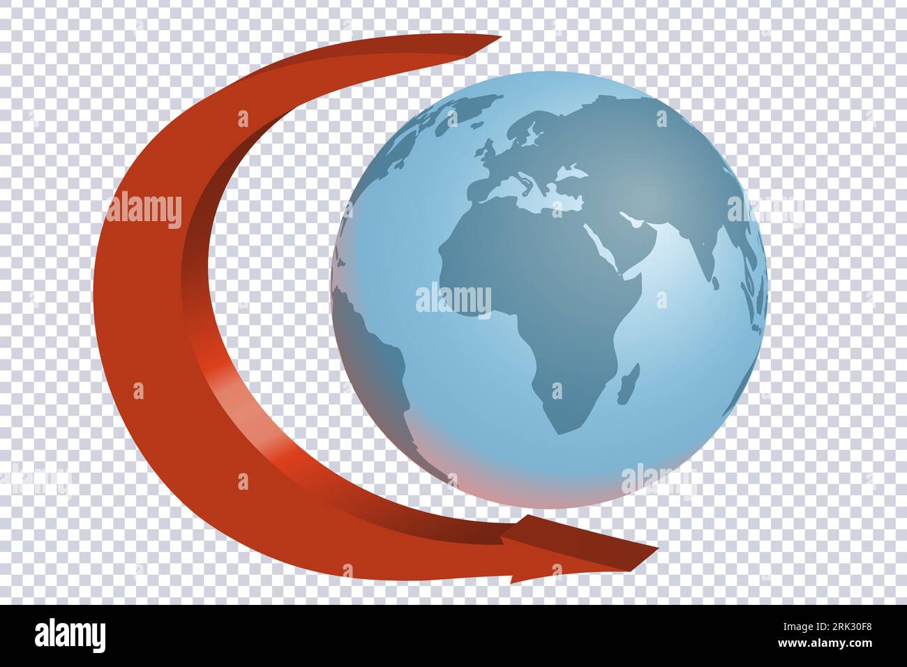 Curved around Stock Vector Images - Alamy