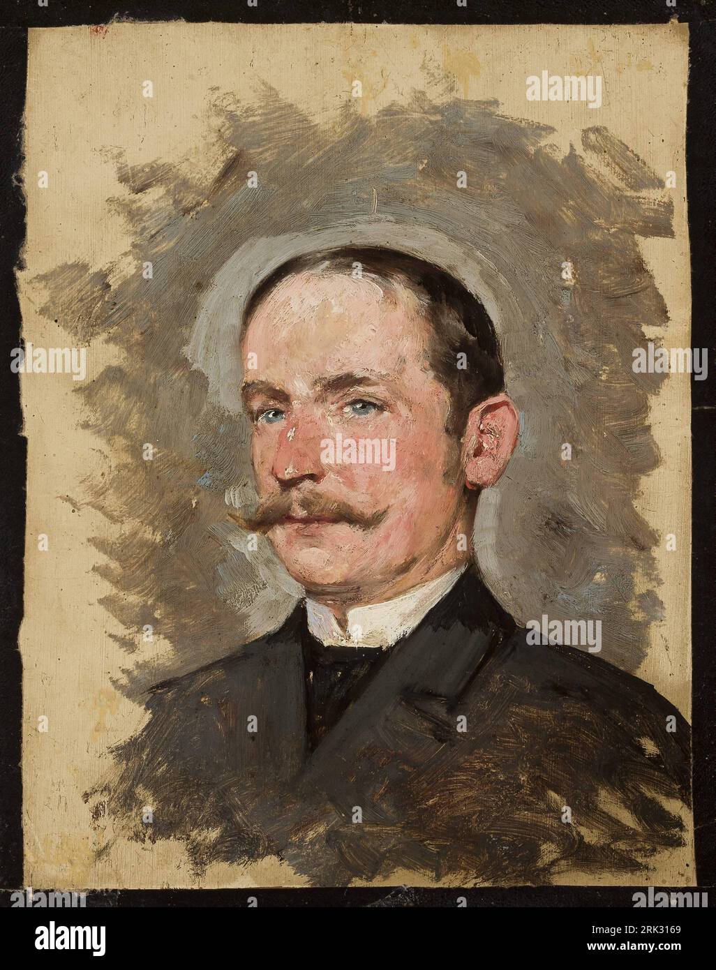 Portrait of a man between circa 1880 and circa 1900 by Tadeusz ...