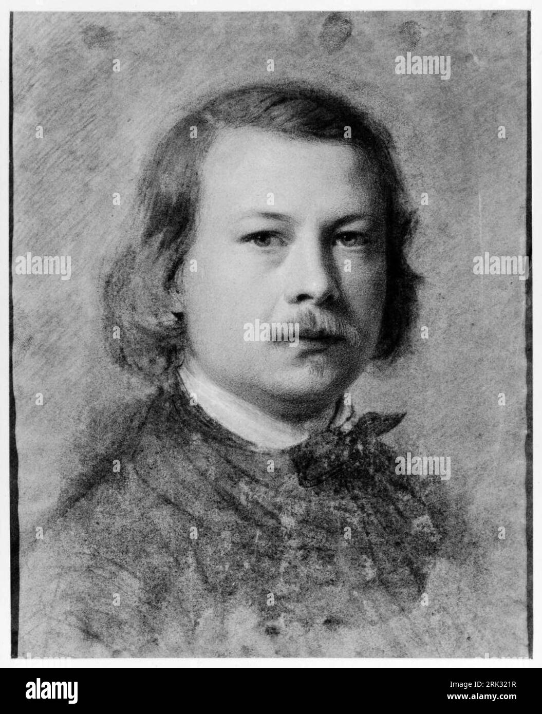 Självporträtt 1847 by Uno Troili Stock Photo - Alamy