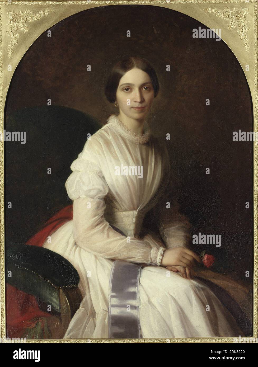 Överstinnan Ann Lovisa Lagerhjelm, f. af Geijerstam, 1824-1891 1851 by ...