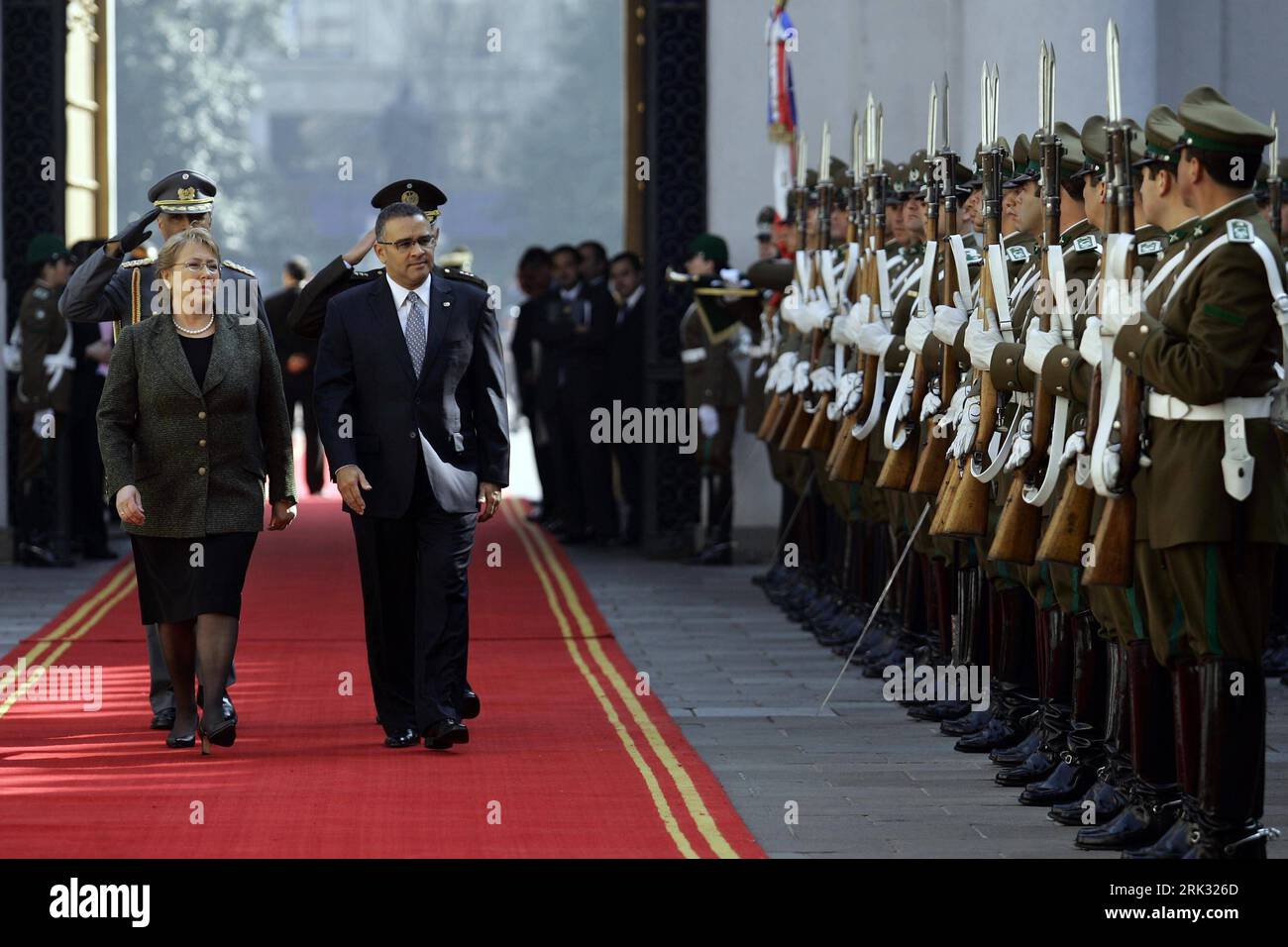 Inspecting guard of honor hi-res stock photography and images - Alamy