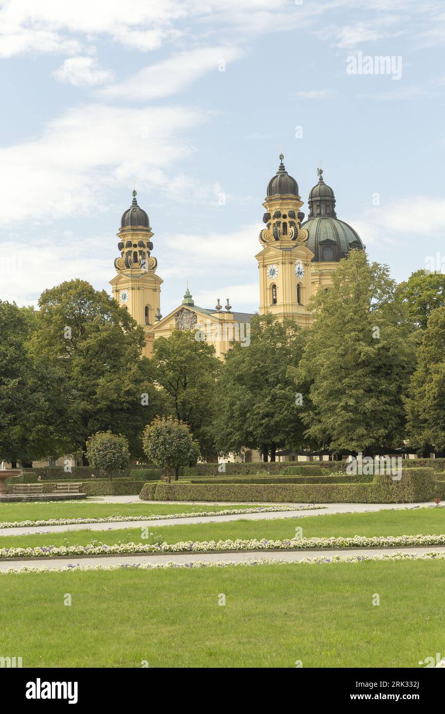 Hofgarten park in Munich Stock Photo - Alamy