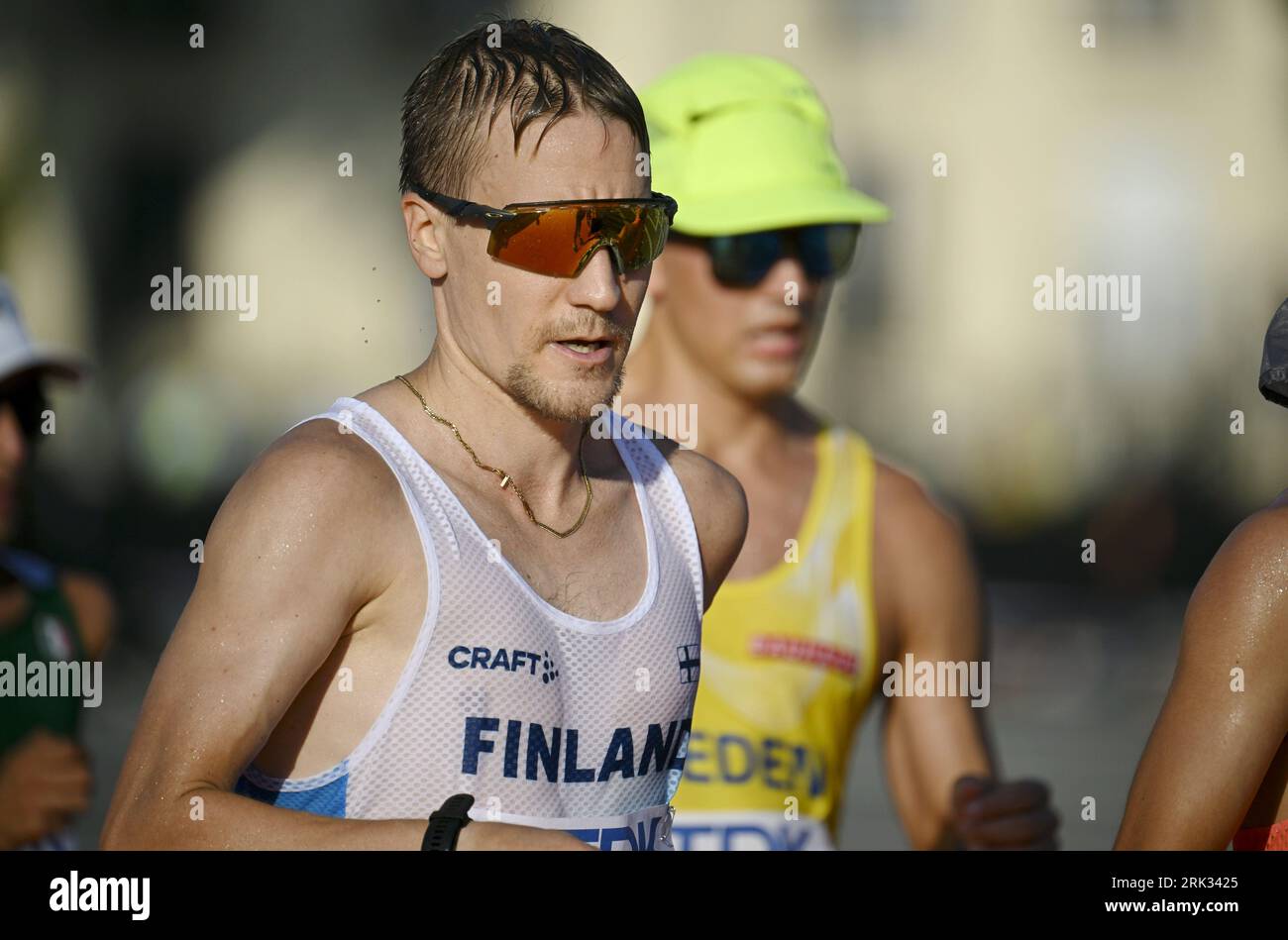 Budapest, Hungary. 24th Aug, 2023. Aku Partanen of Finland during men's ...