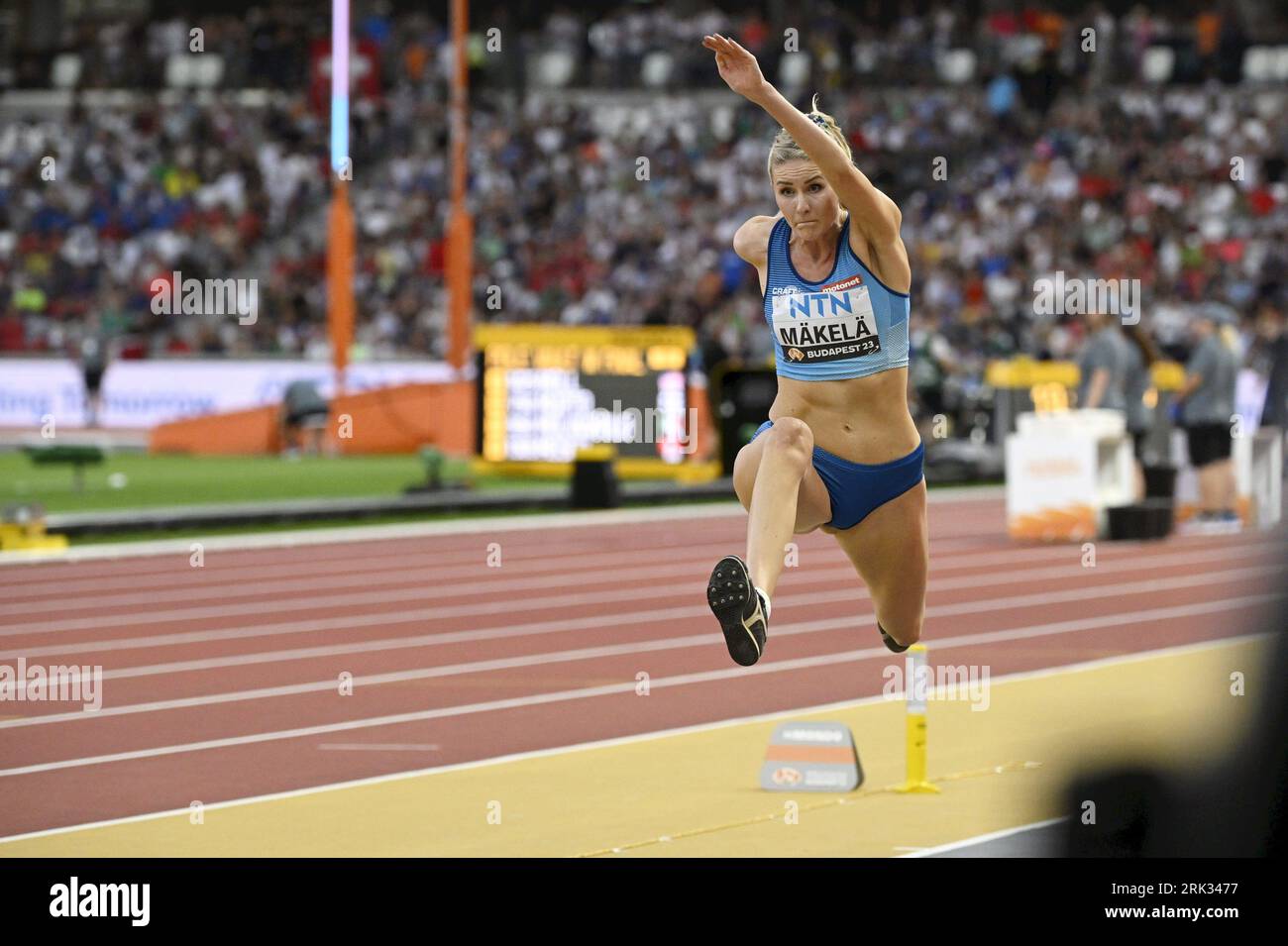 Budapest, Hungary. 23rd Aug, 2023. Kristiina Mäkelä of Finland during the qualification of women ...