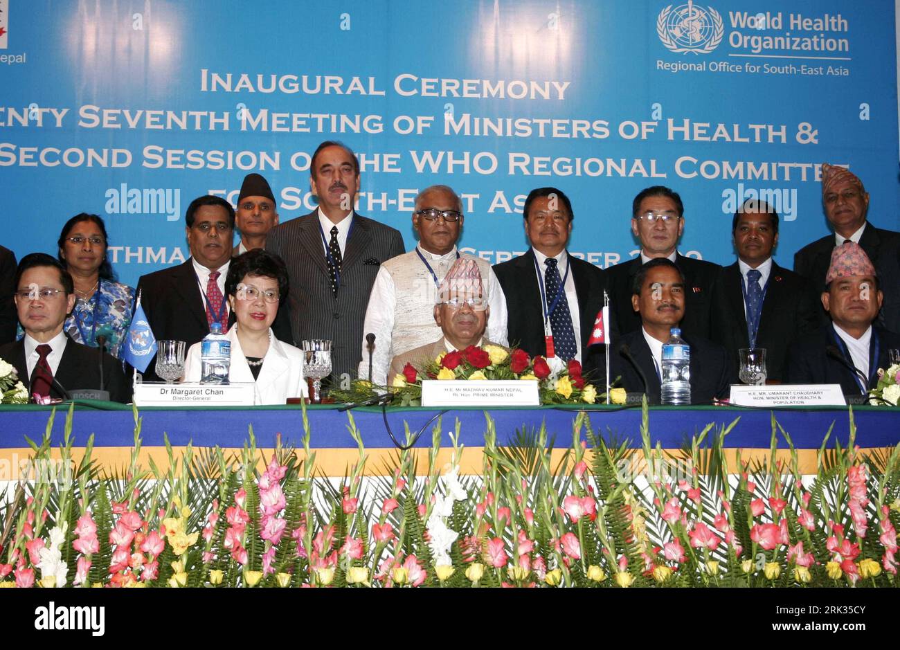 Regional director of world health organisation hi-res stock photography ...