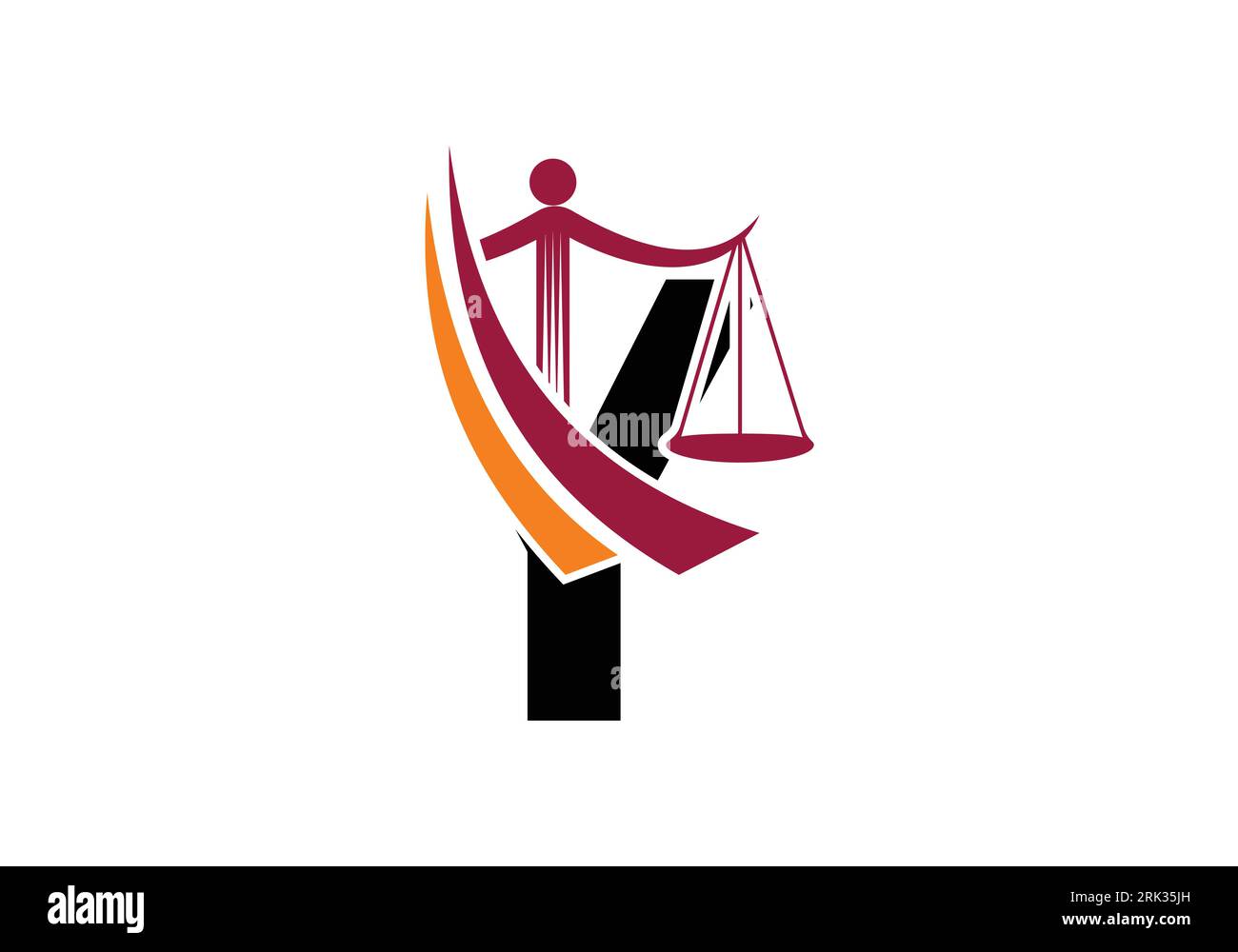 Initial Y monogram alphabet with law scale sign symbol. Lawyer And ...