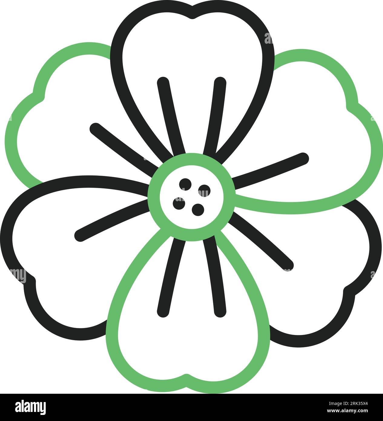 Geranium flower icon hi-res stock photography and images - Alamy