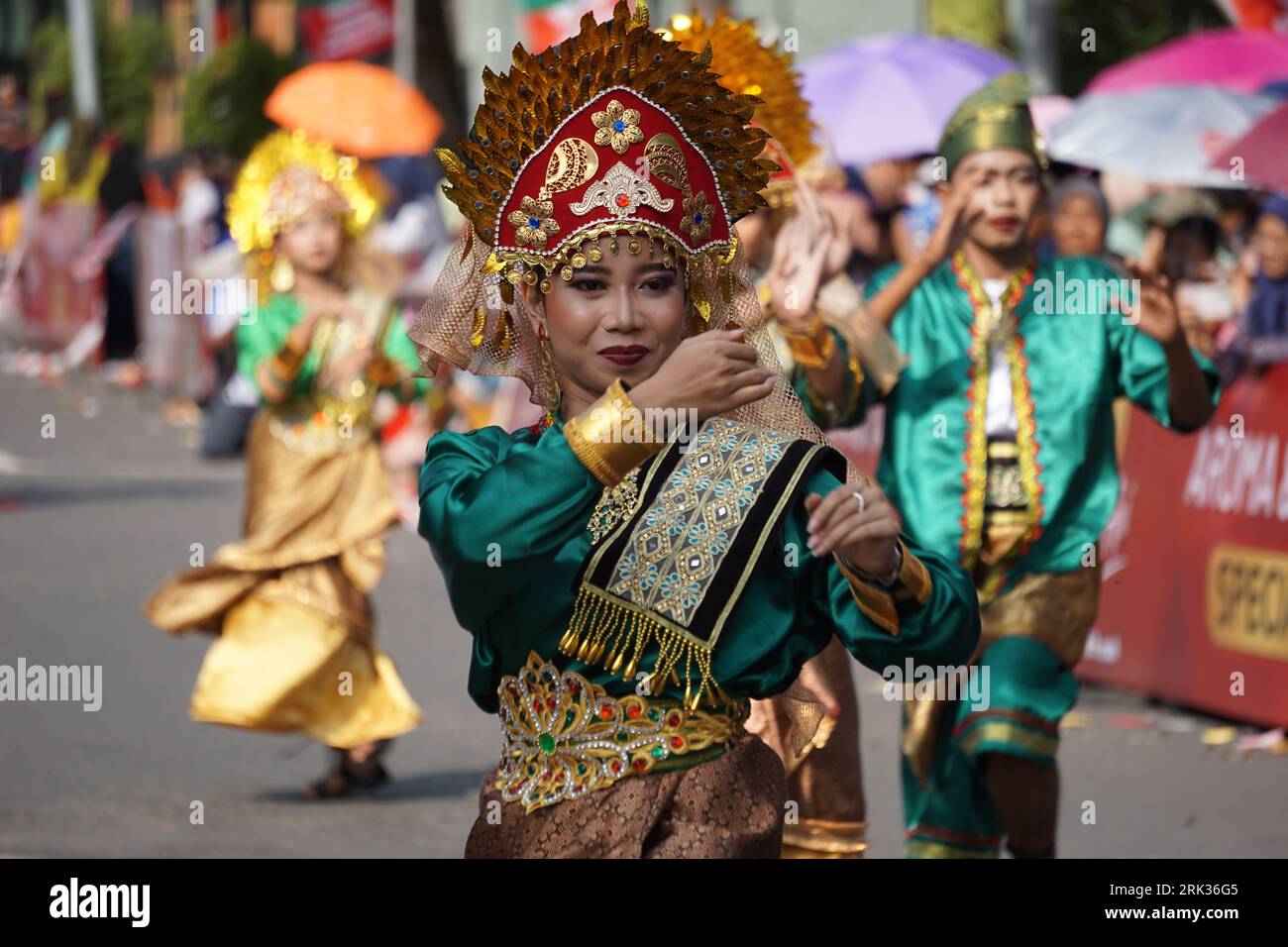 Zapin melayu dance from Riau at BEN Carnival. Zapin comes from the ...