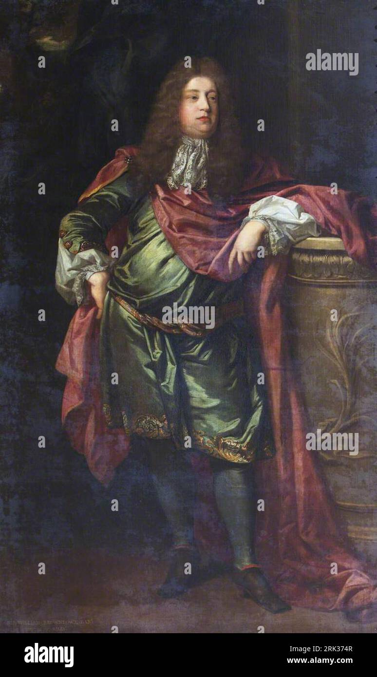 Sir William Brownlow, 4th Bt Brownlow of Humby MP (1665-1702) circa ...