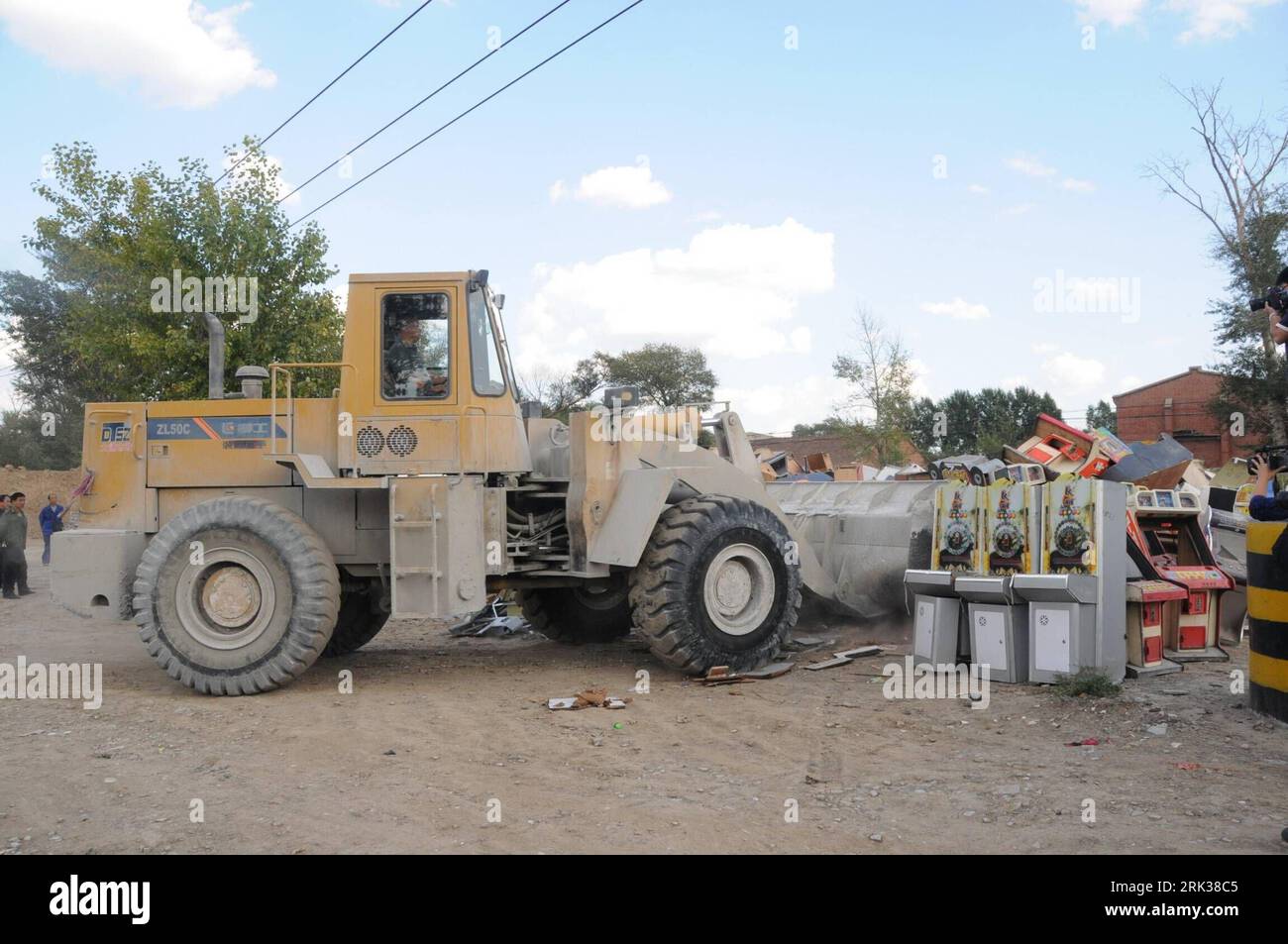 Destroyed machines hi-res stock photography and images - Alamy