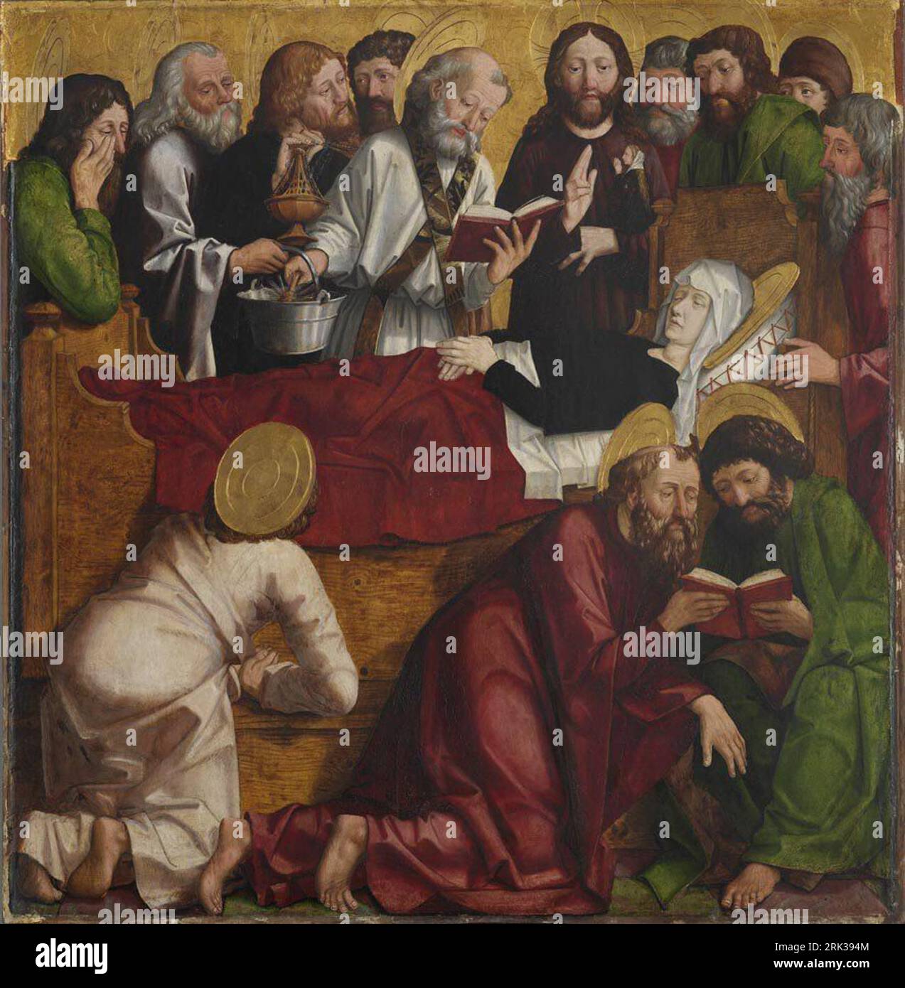 Laurentius-Altar: Der Tod Mariae between circa 1462 and circa 1463 by ...
