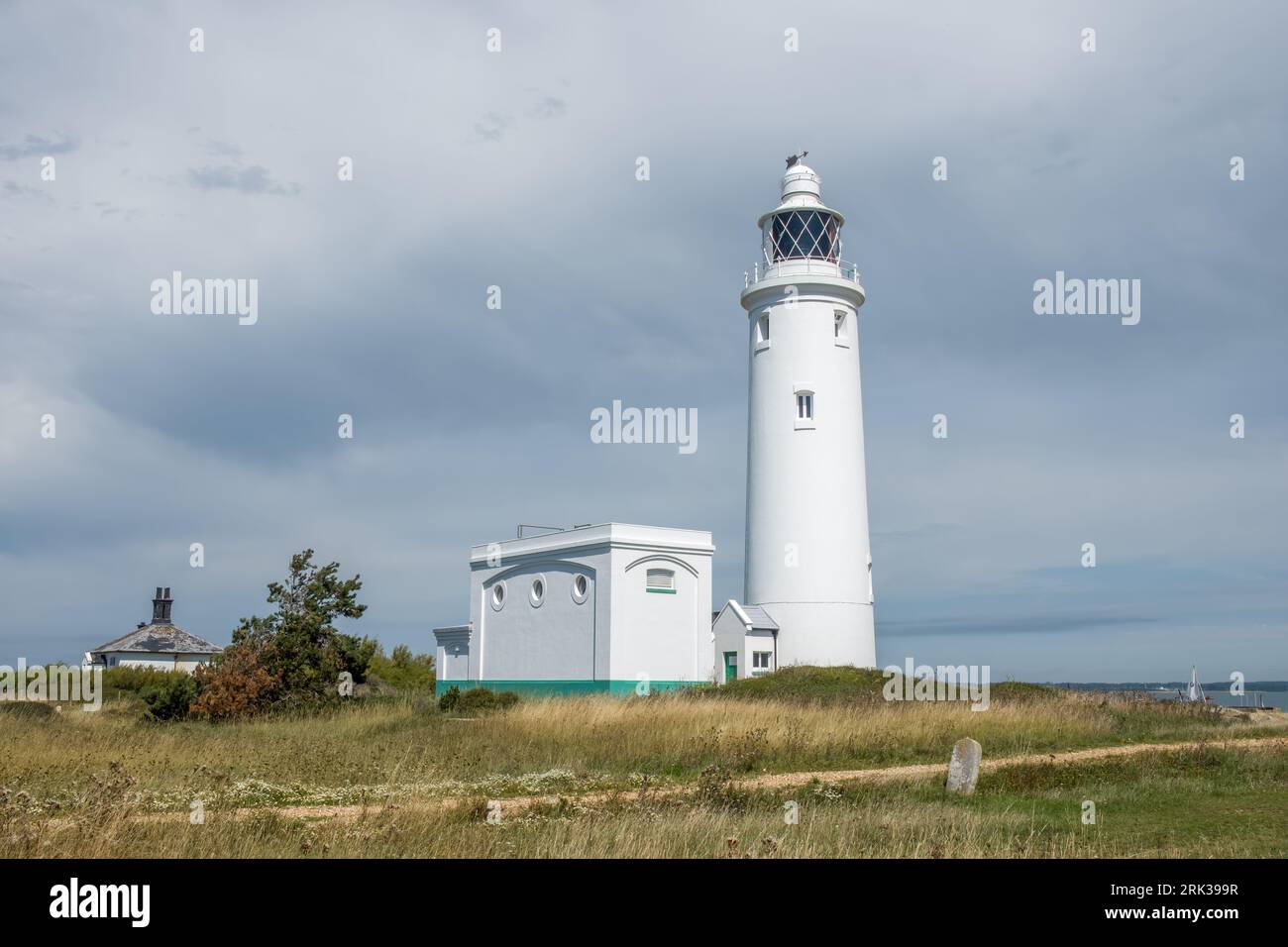 Hurst Point Lighthouse is located at Hurst Point in the English county ...