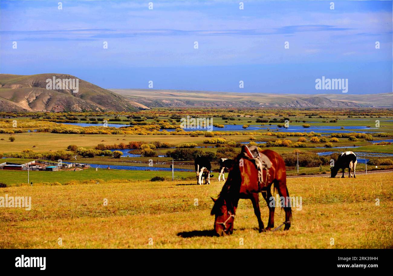 Hulunbuir prairie river hi-res stock photography and images - Alamy