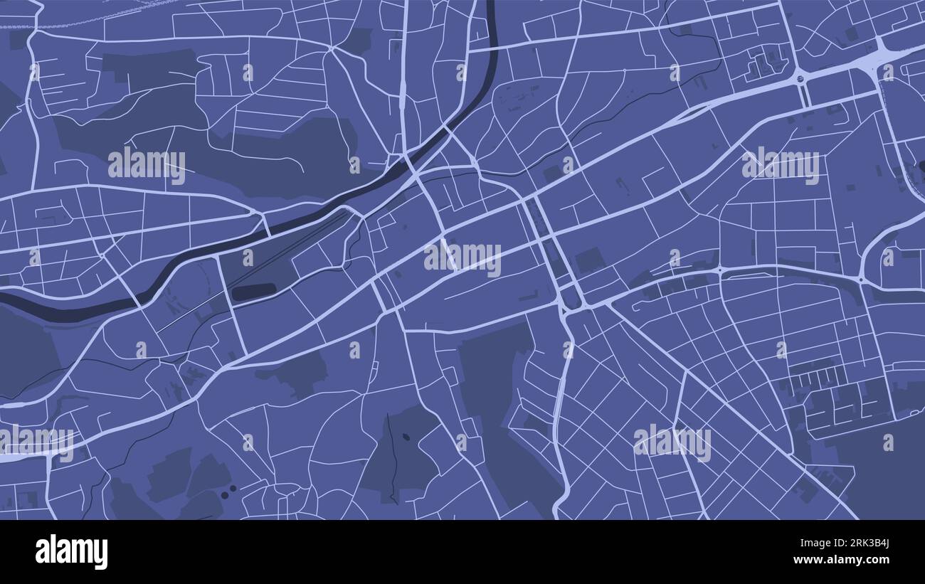 Blue background map of Cluj-Napoca, Romanian city Stock Vector Image ...