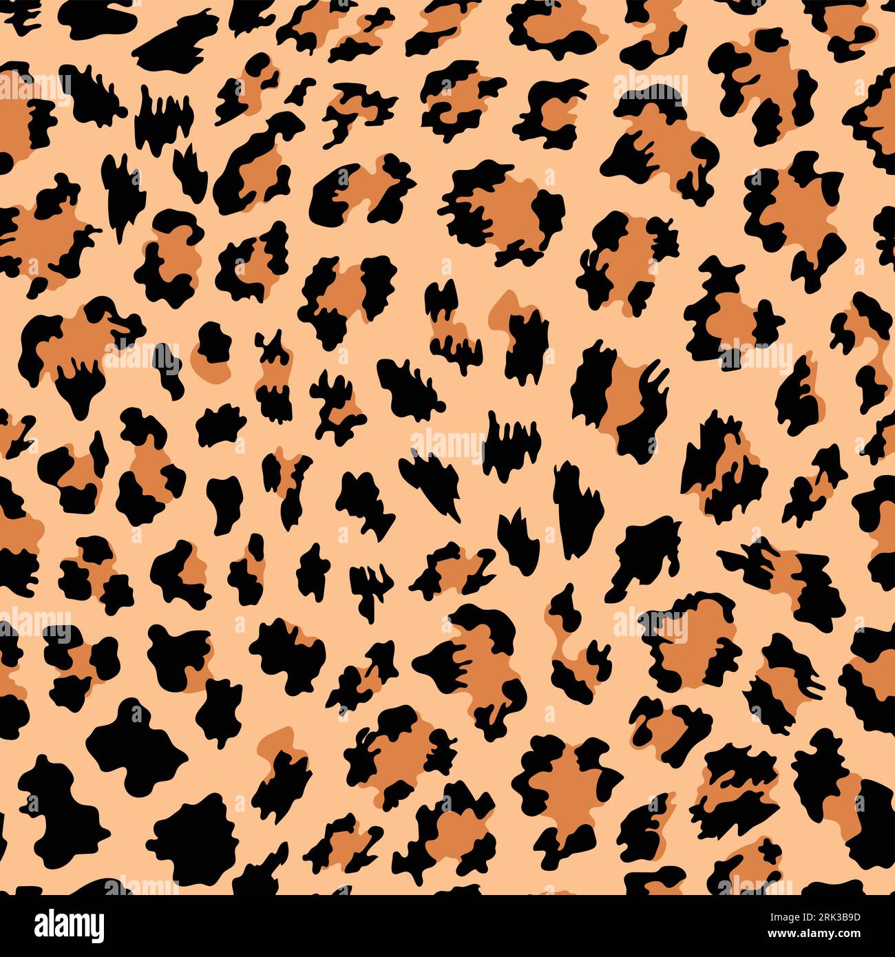 seamless leopard pattern design. Jaguar cheetah panther fur colorful ...