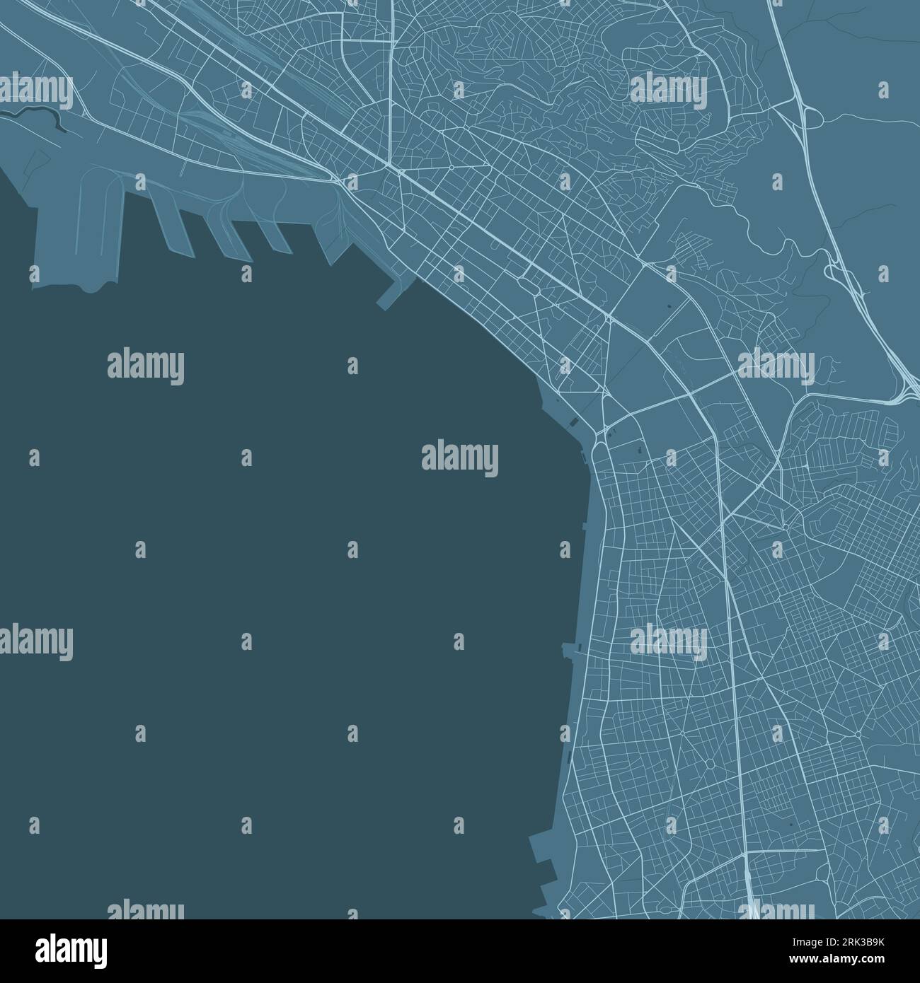 Thessaloniki map hi-res stock photography and images - Alamy