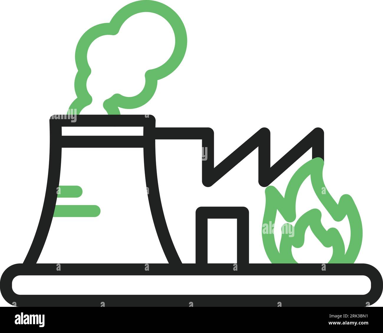 Incinerator Icon image. Suitable for mobile application Stock Vector ...