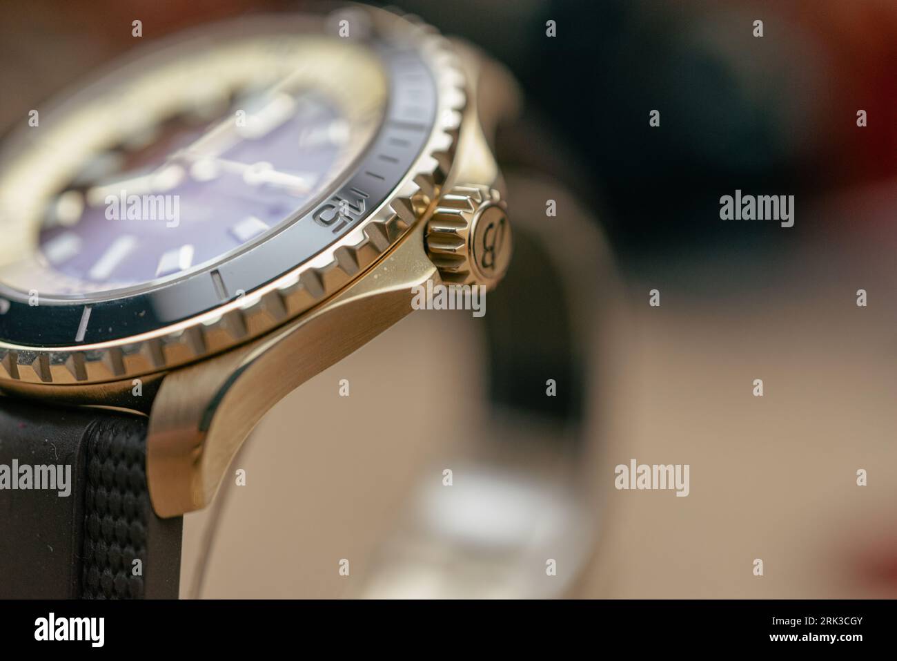 Photographs of the 2022 Breitling SuperOcean Bronze 44mm, reference ...