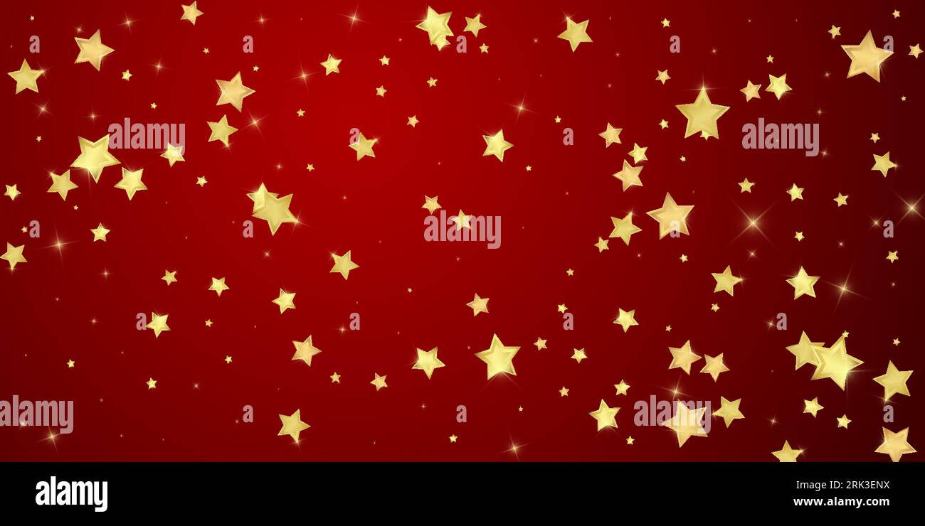 Magic stars vector overlay. Gold stars scattered around randomly ...