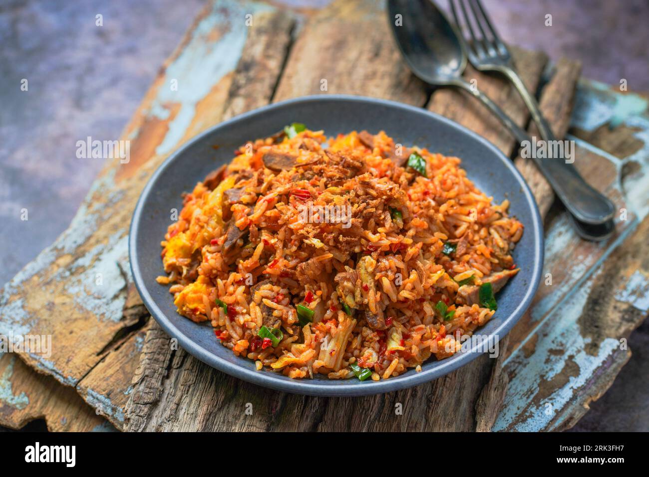 Rendang fried rice hi-res stock photography and images - Alamy
