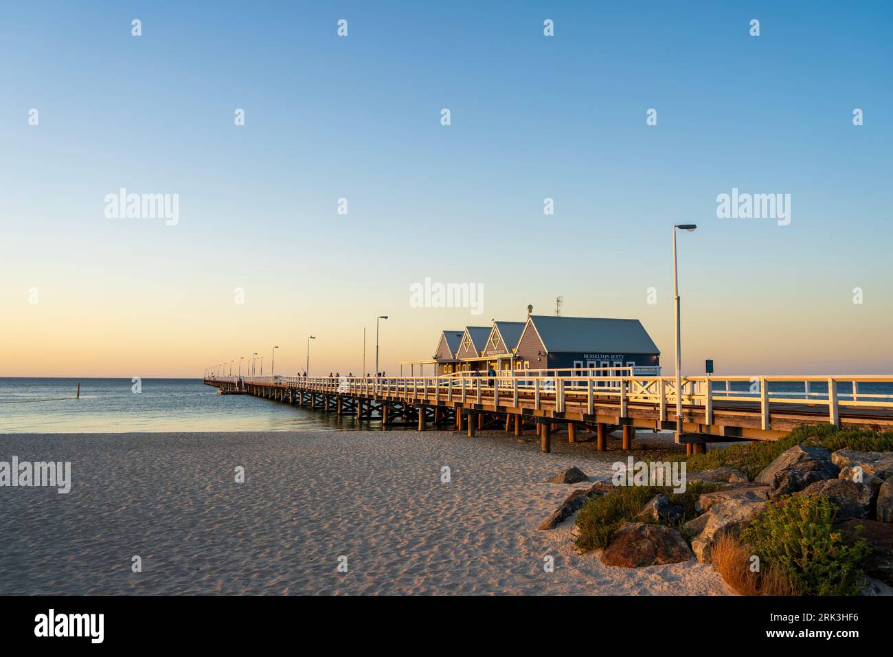 Busselton jetty fishing hi-res stock photography and images - Alamy