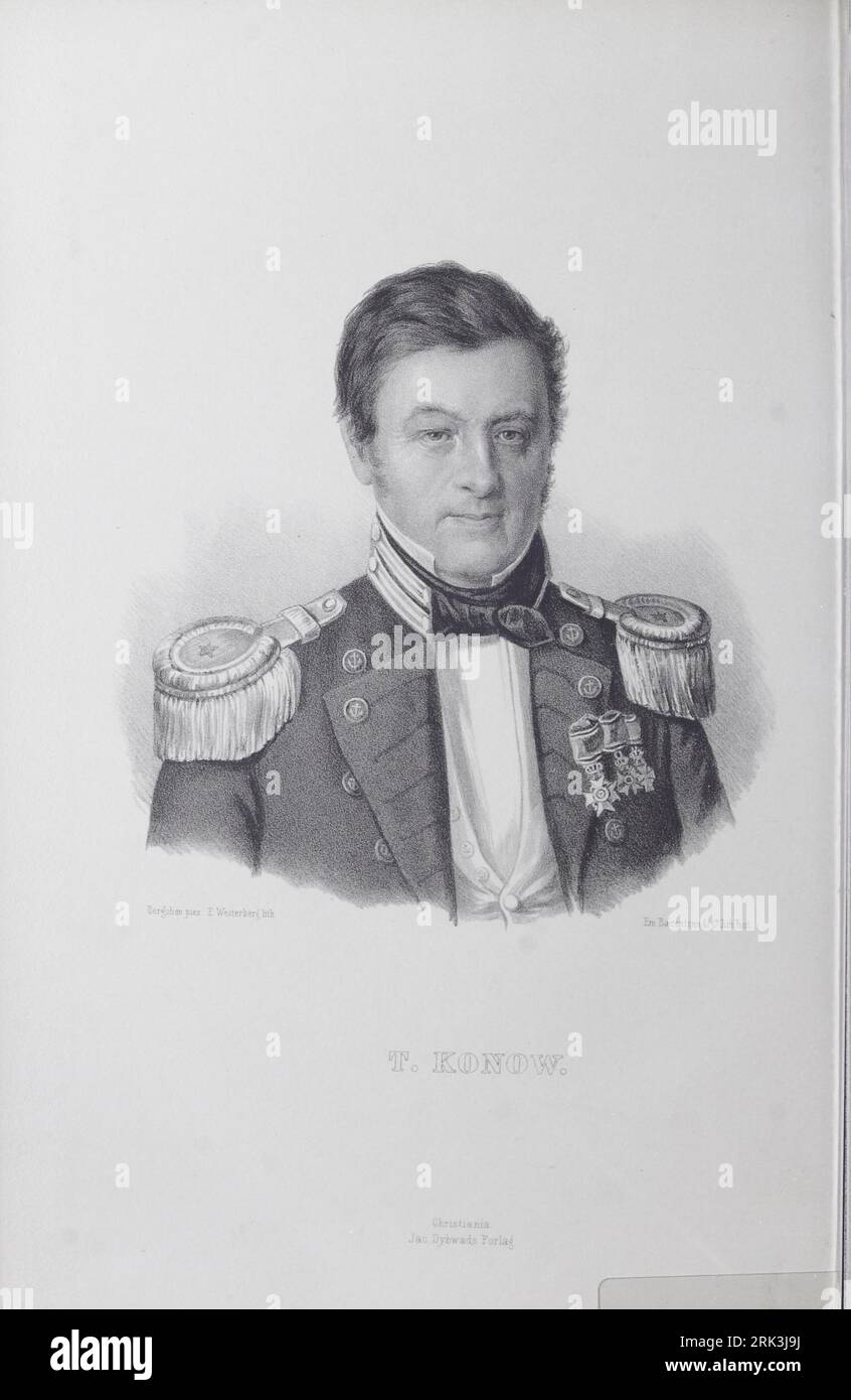 Thomas Konow between 1856 and 1860 by Emil Westerberg Stock Photo - Alamy