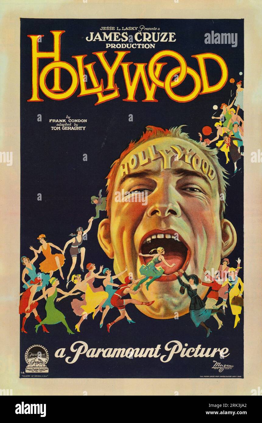 Hollywood Paramount, 1923 One Sheet Poster James Cruze Mary Astor ...