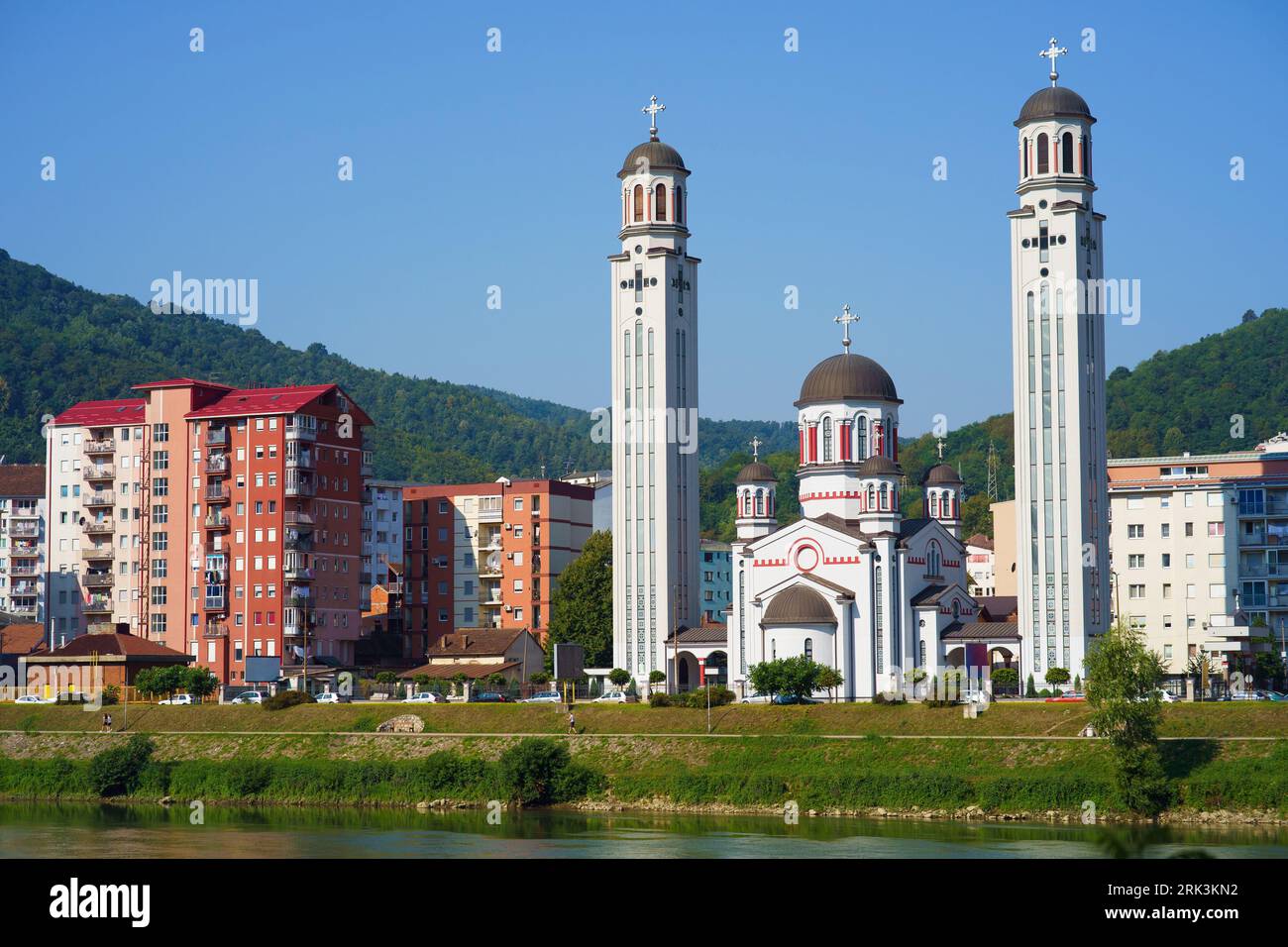 Church of the Nativity of the Virgin Mary in town Zvornik by Drina ...