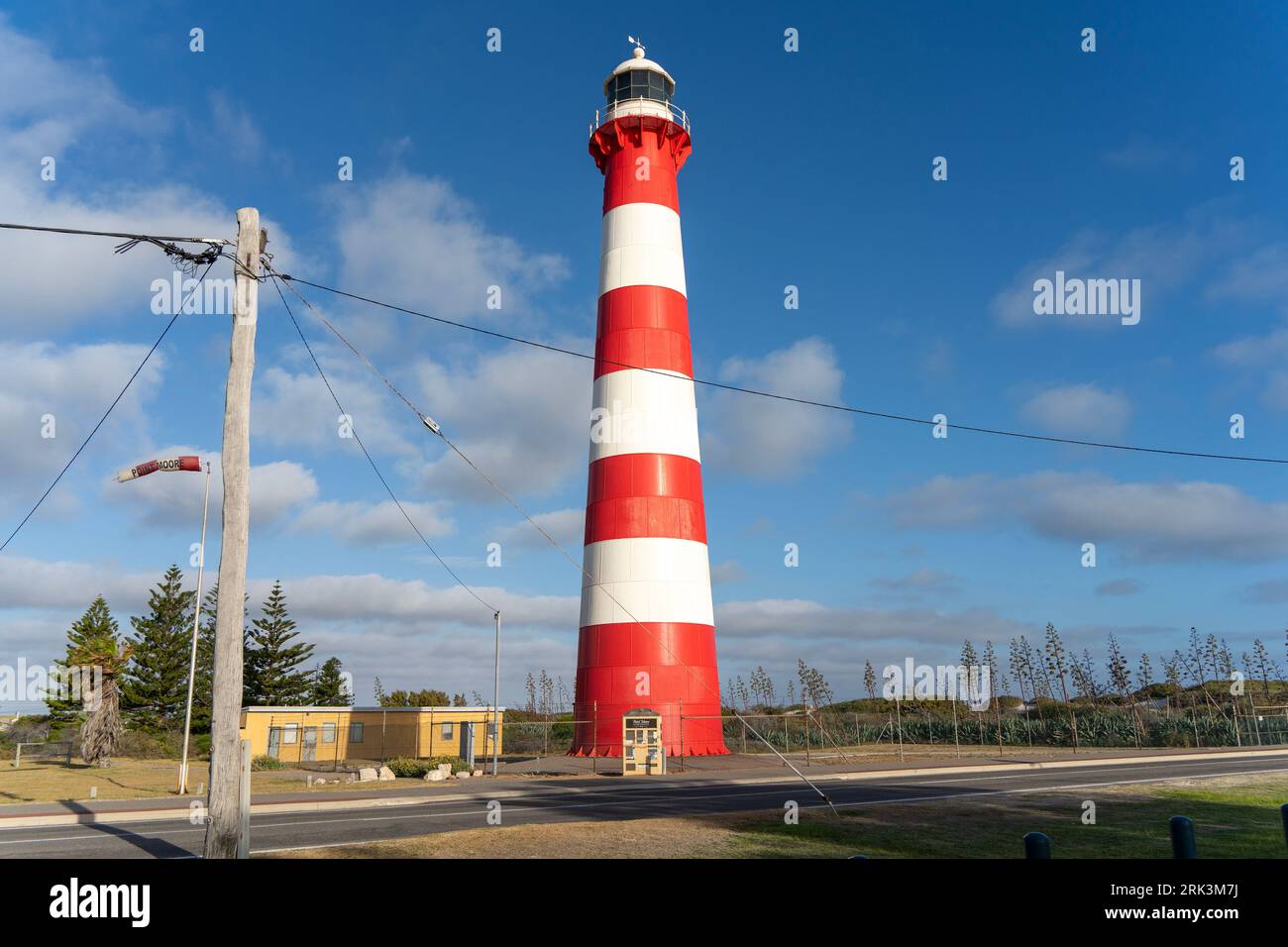 Point Moore Lighthouse in Geraldton Stock Photo - Alamy