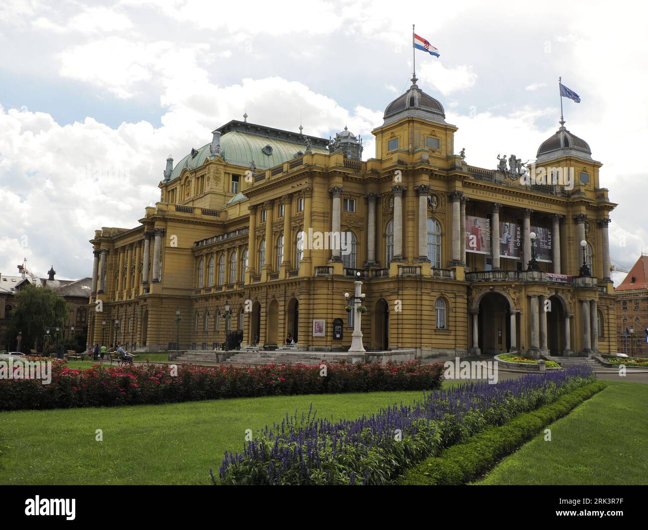 Croatian National Theatre in Zagreb Opera Zagreb Croatia architecture ...
