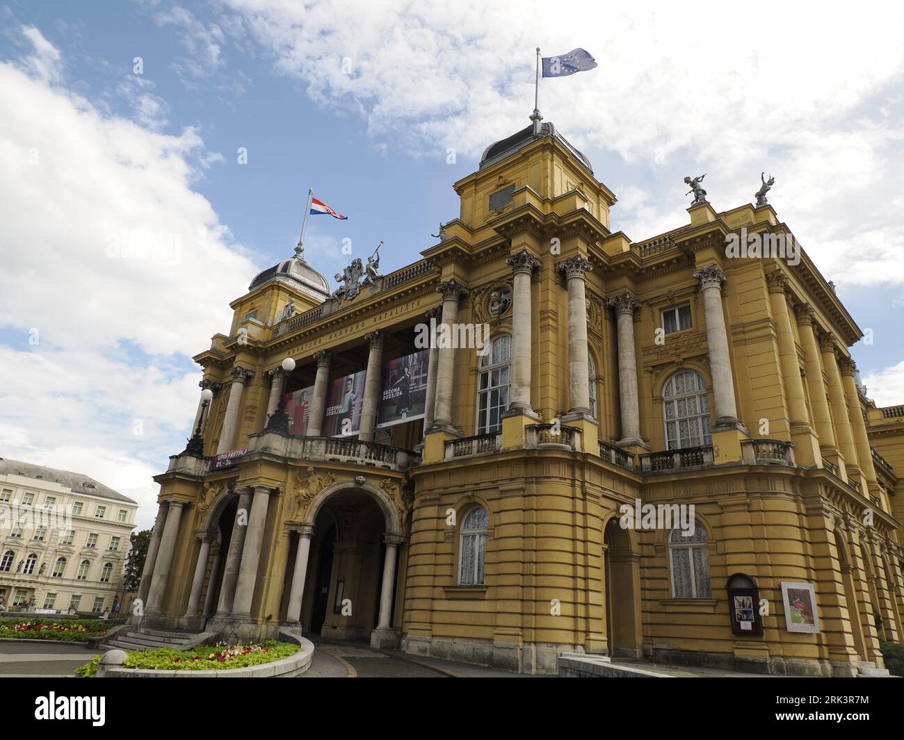 Croatian National Theatre in Zagreb Opera Zagreb Croatia architecture ...