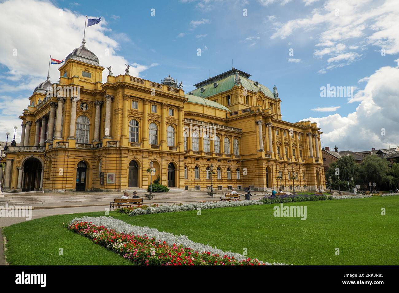 Croatian National Theatre in Zagreb Opera Zagreb Croatia architecture ...
