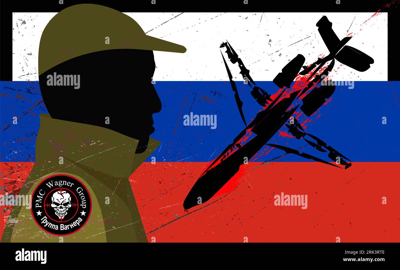 August 23, 2023, in the Tver region of the Russian Federation, a plane ...