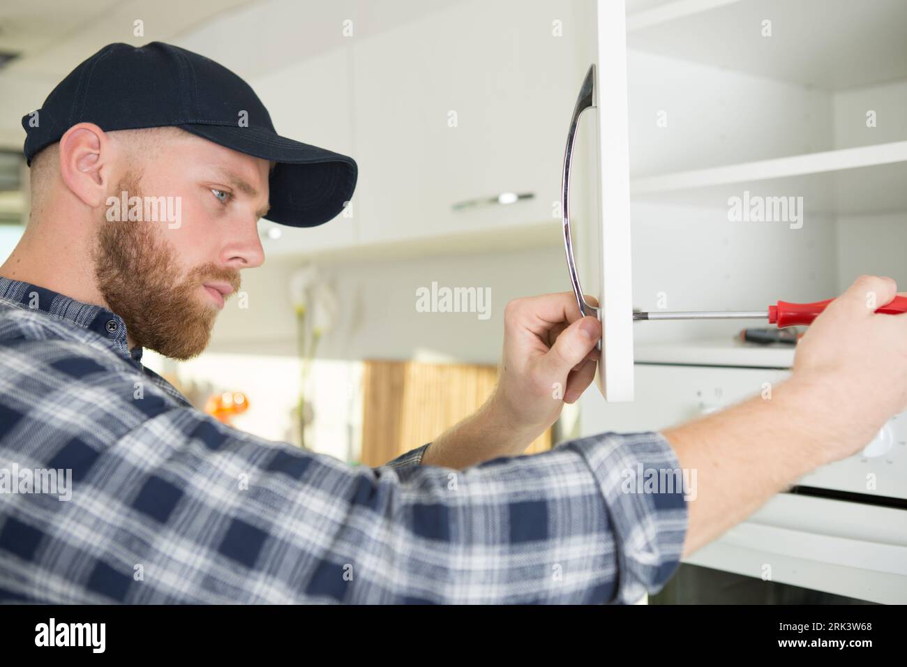 Worker assembling closet in furniture hi-res stock photography and ...