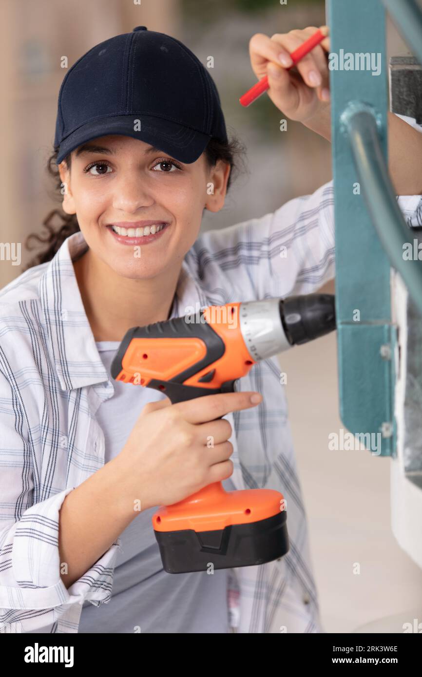 Carpenter female chair hi-res stock photography and images - Alamy