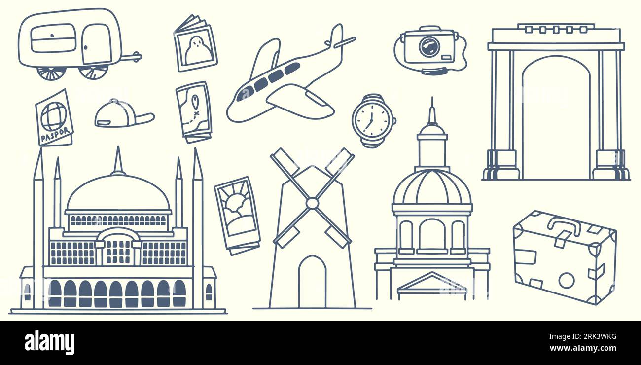 Palace map tourism tourist Stock Vector Images - Alamy