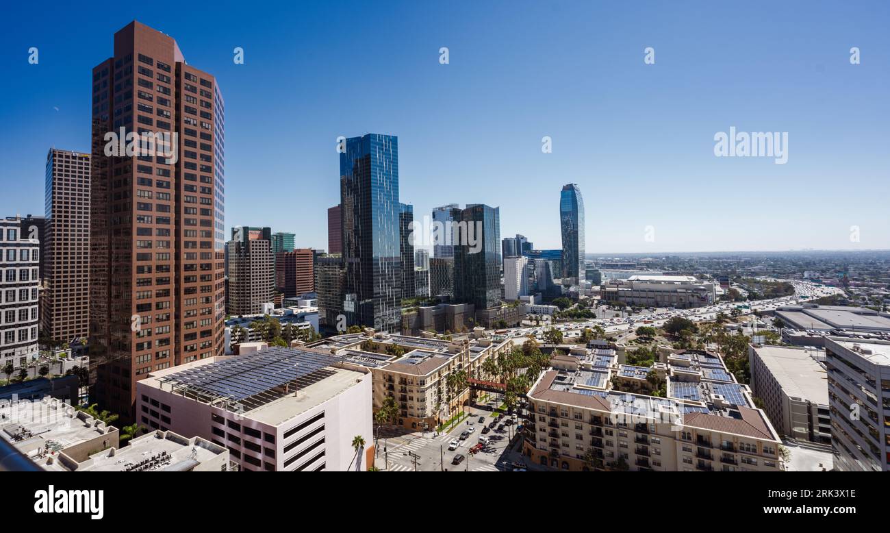 Downtown Los Angeles Cityscape Stock Photo - Alamy