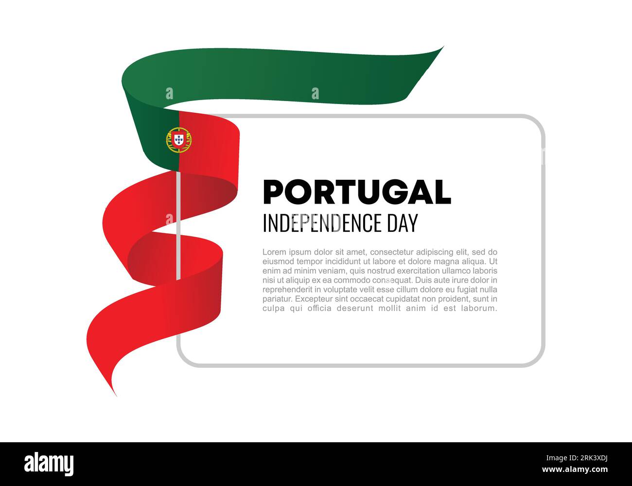 Portugal independence day background banner poster for national ...