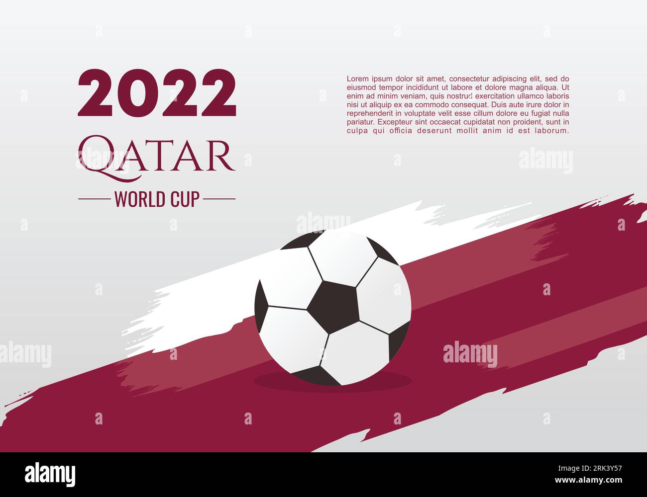 2022 world cup Qatar background with burgundy color and Qatar ornament ...