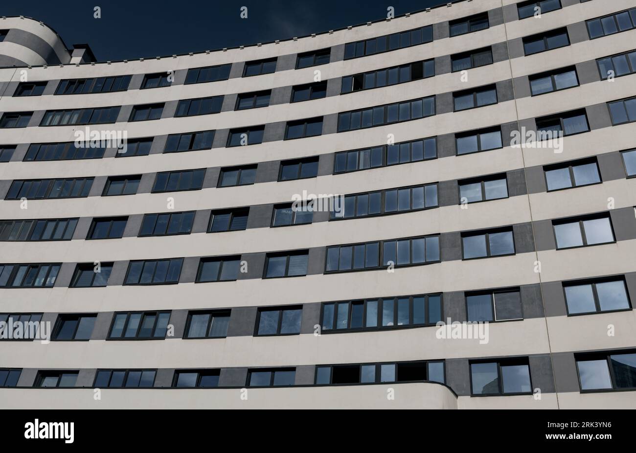 Modern architecture in the city. exterior facade of building Stock ...