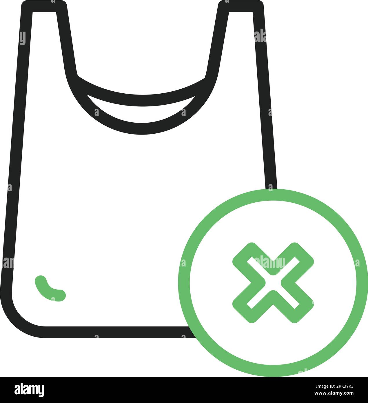 No plastic bags icon Stock Vector Images - Alamy