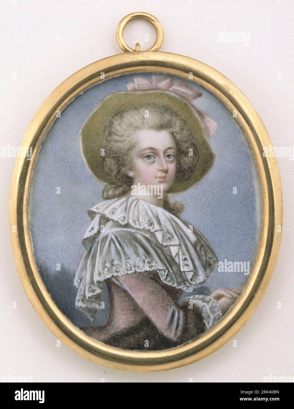 Queen Marie Antoinette 19th century by Elise Arnberg Stock Photo - Alamy