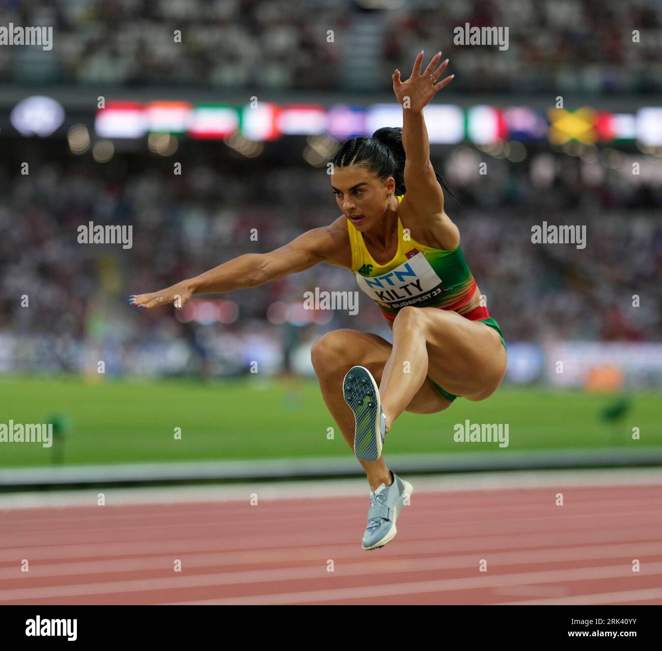 Budapest,HUN, 23 Aug 2023 Dovile Kilty (LTU) in action during the World ...