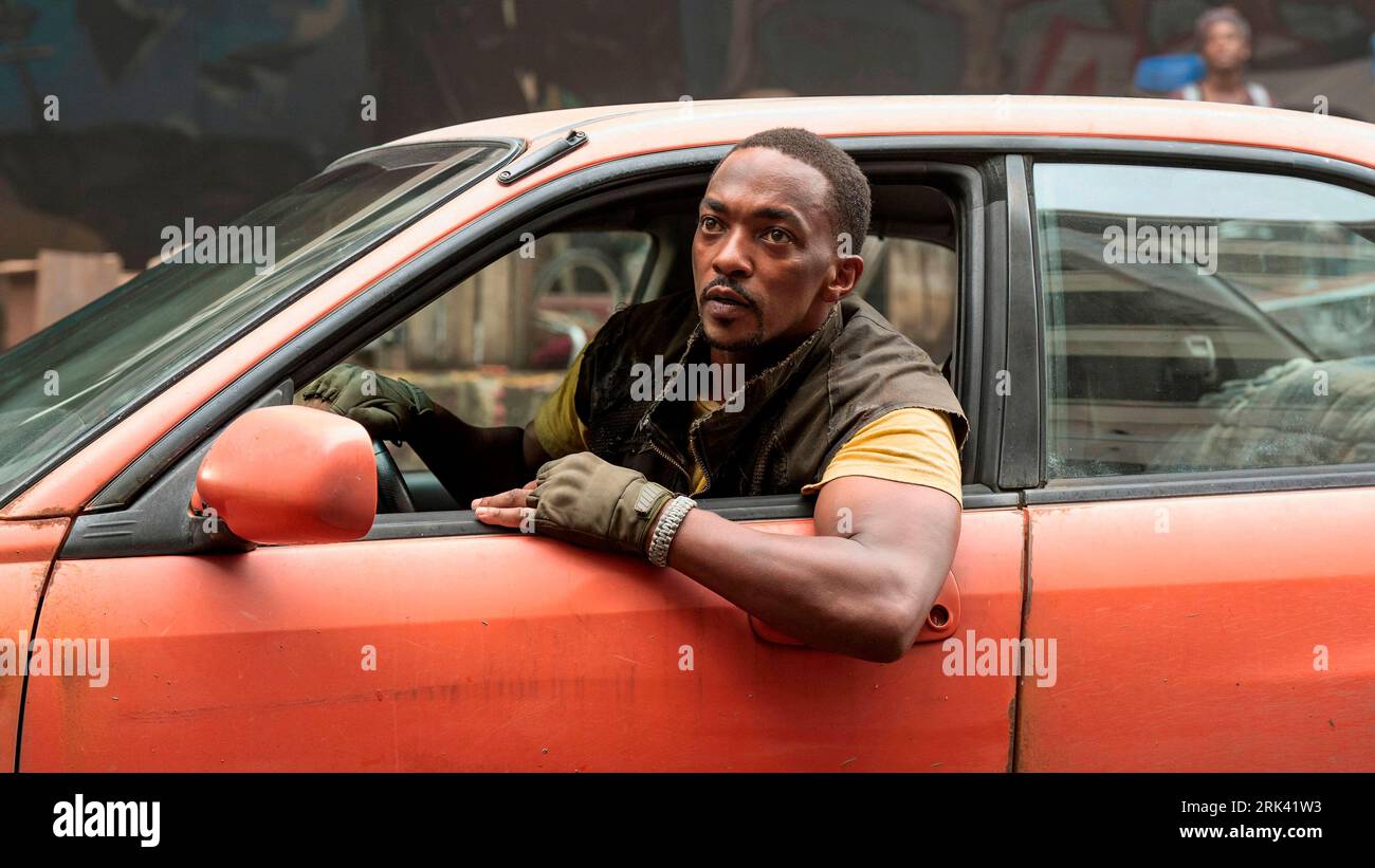 ANTHONY MACKIE in TWISTED METAL (2023), directed by MAGGIE CAREY, BILL ...